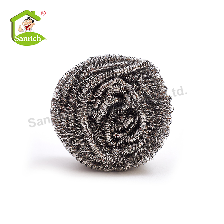 Blister Packing Kitchen Pot Cleaning Metal Steel Spiral Mesh Scourers ...