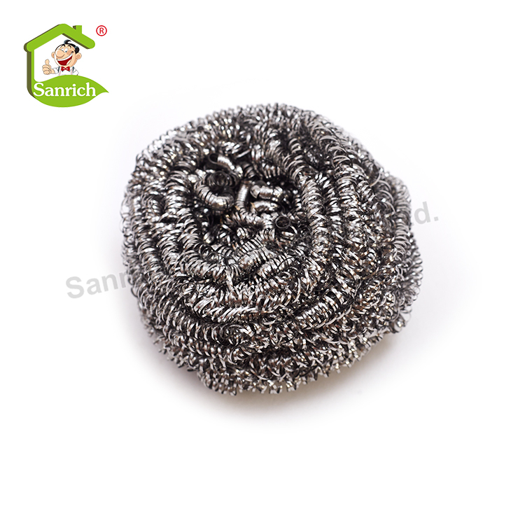 Blister Packing Kitchen Pot Cleaning Metal Steel Spiral Mesh Scourers ...