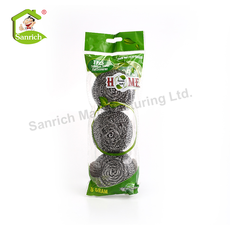 Kitchen Dish Wash Cleaning Metal Steel Wool Scrubber Stainless Scourer ...